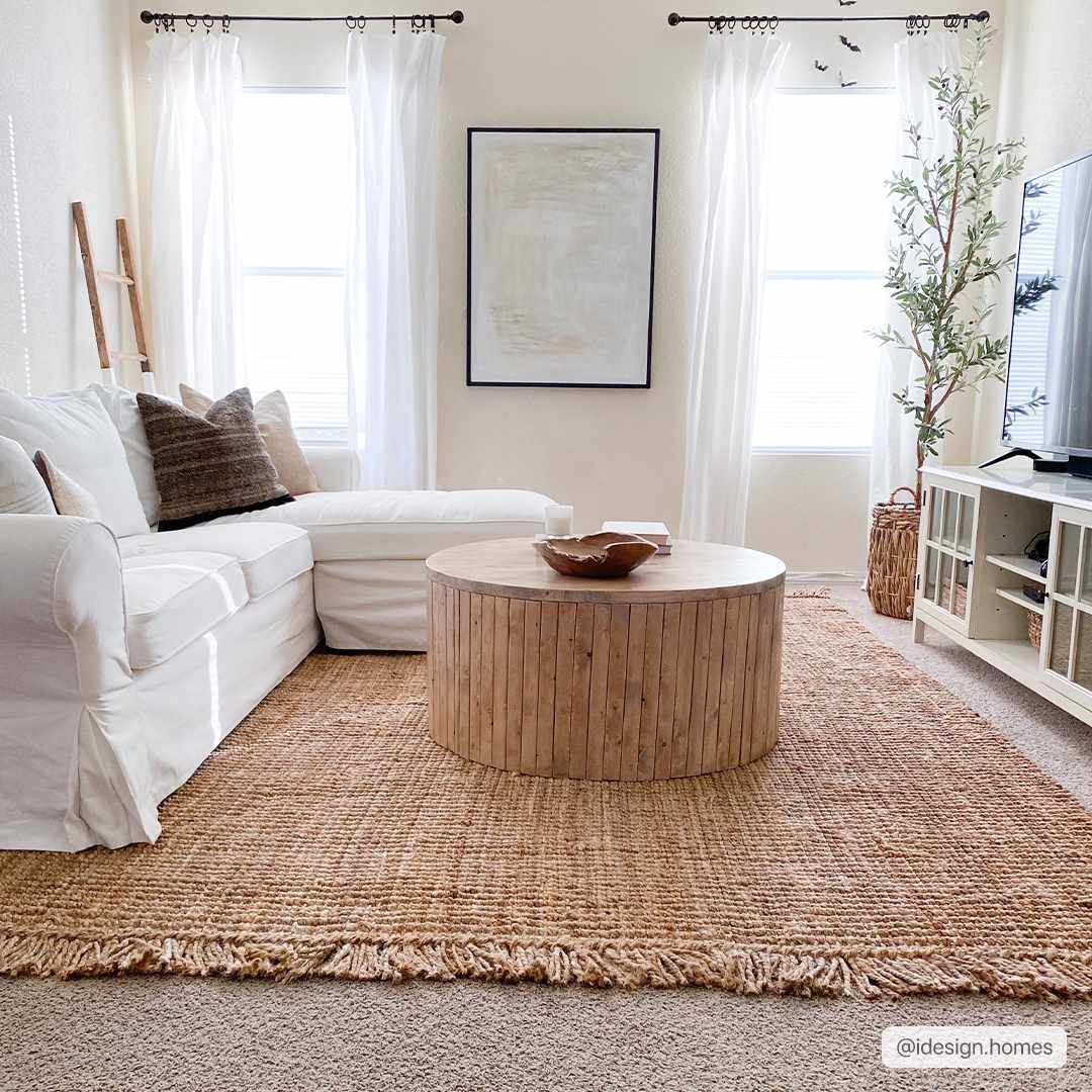 Senneterre Natural Jute Rug – LA Rug Linens